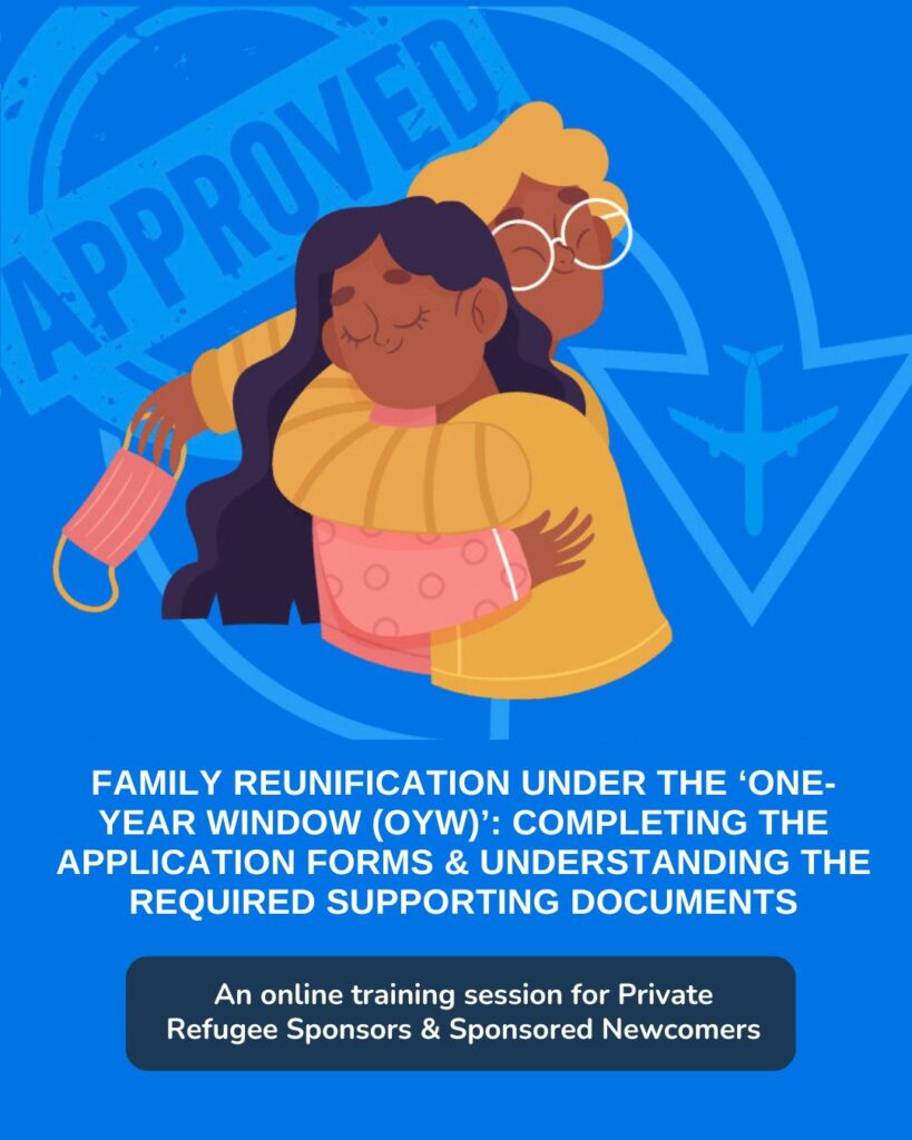 National Webinar: "Family Reunification Under the ‘One-Year Window (OYW ...